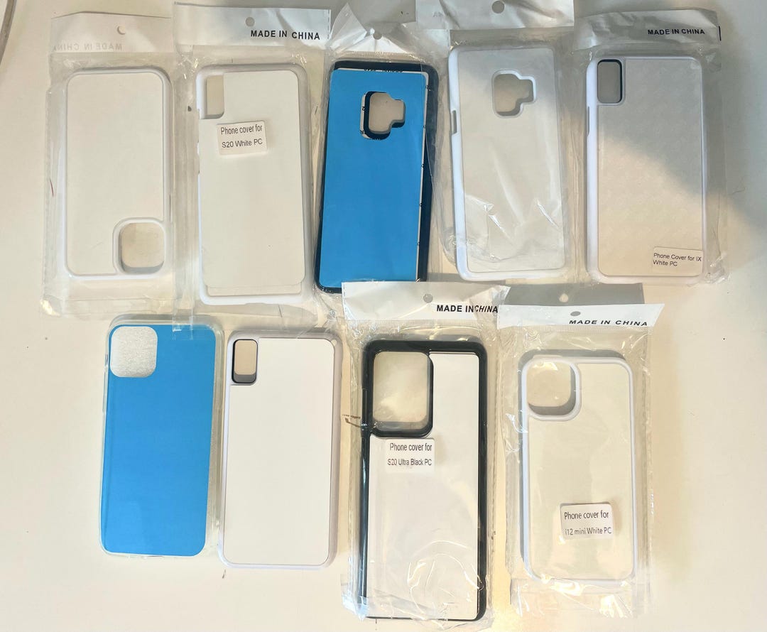 Sublimation Blank Phone Cases Job Lot Various iPhone Samsung - Etsy
