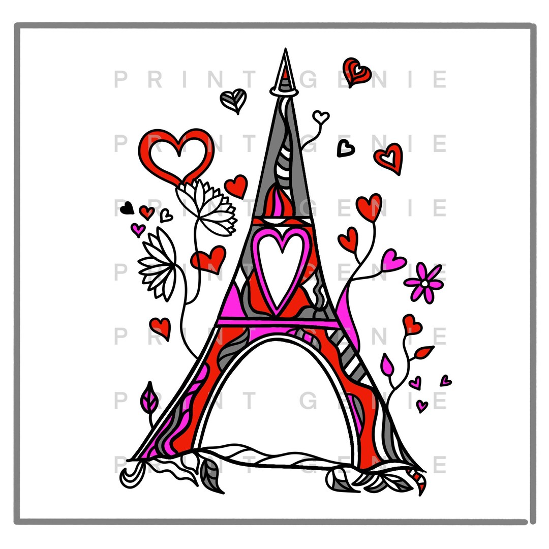 Paris Eiffel Tower Svg Png Jpg France Clip Art Digital Download - Etsy