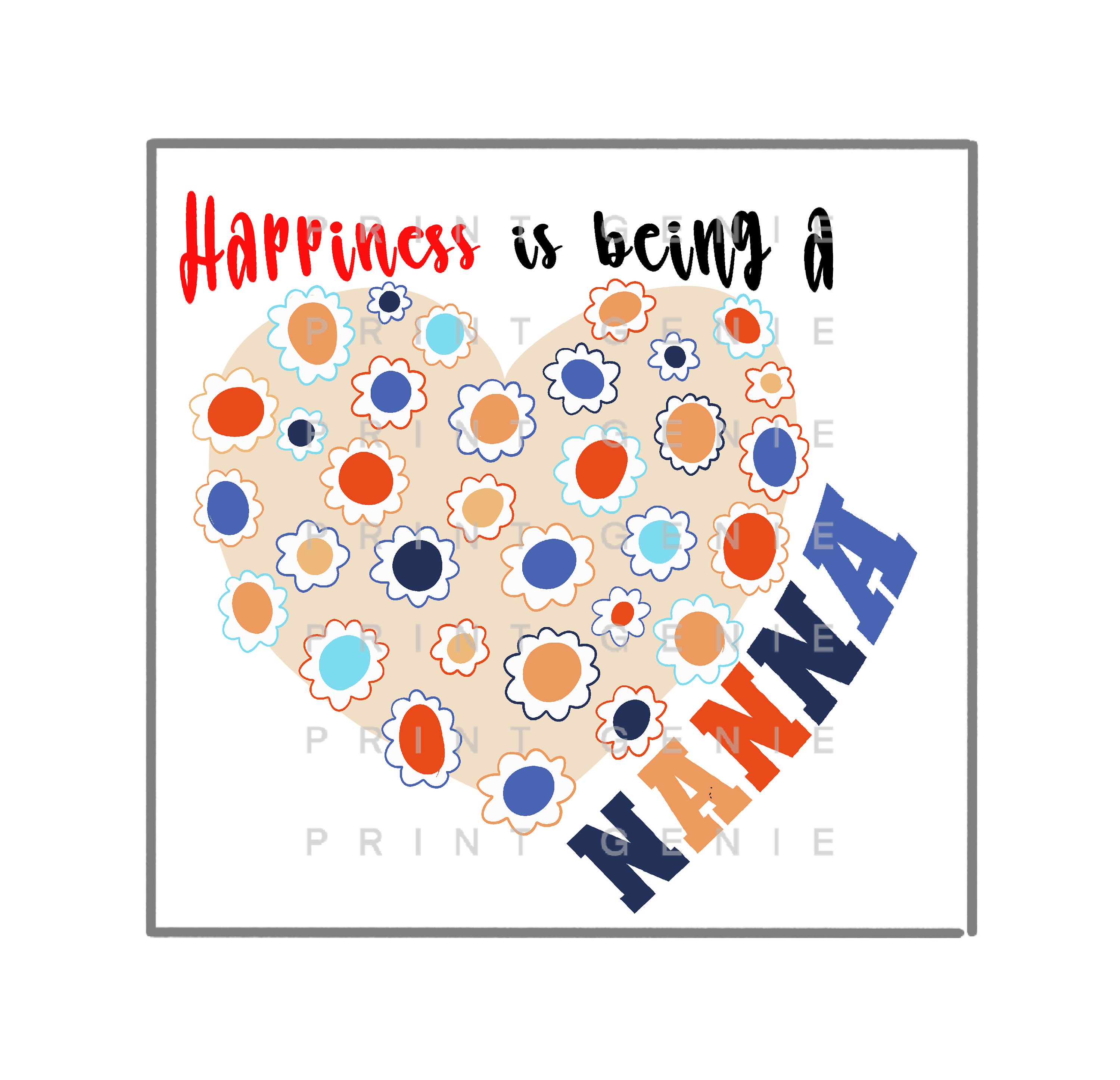 Nanna Text Svg Png Jpg Clip Art Digital Download Tshirt Printing - Etsy