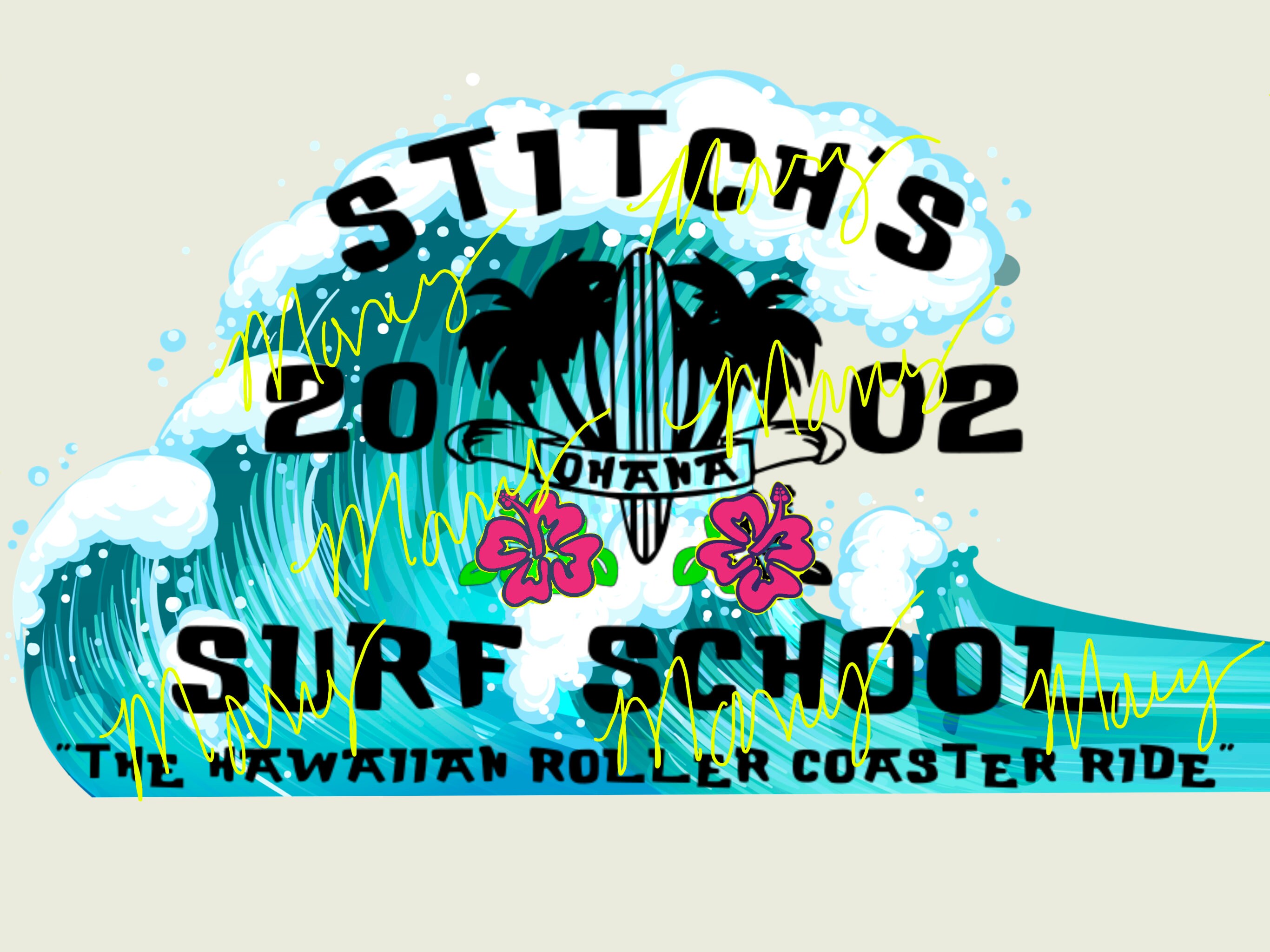 Surf School Png, Ohana, Wave, Work, - Etsy