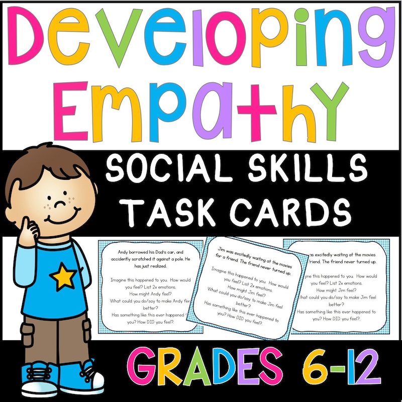 Empathy Worksheets - Etsy