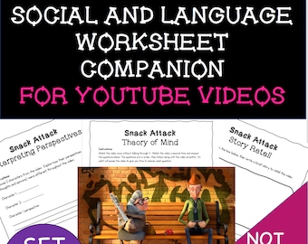 Speech Therapy Download: Perspective Taking Scenarios Social - Etsy