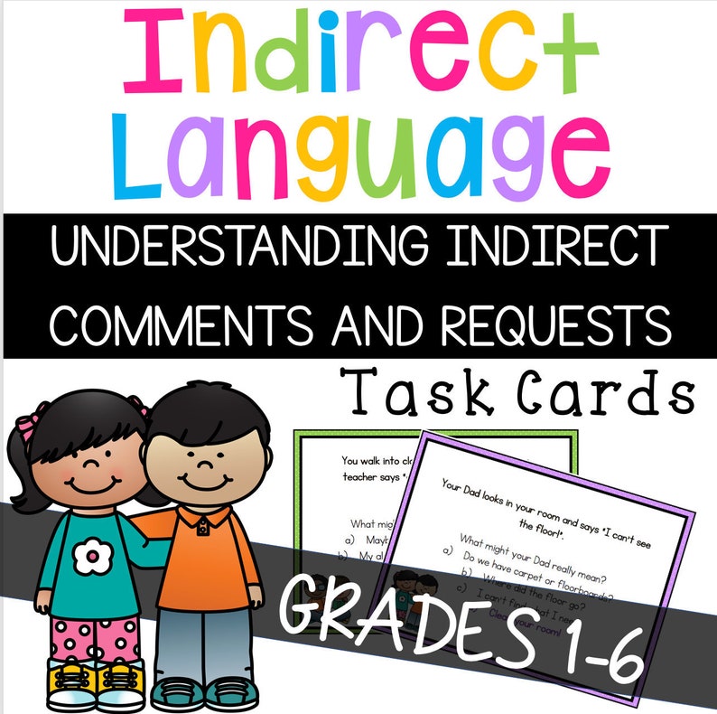 Speech Therapy Download: Figurative Language - Indirect Requests and ...