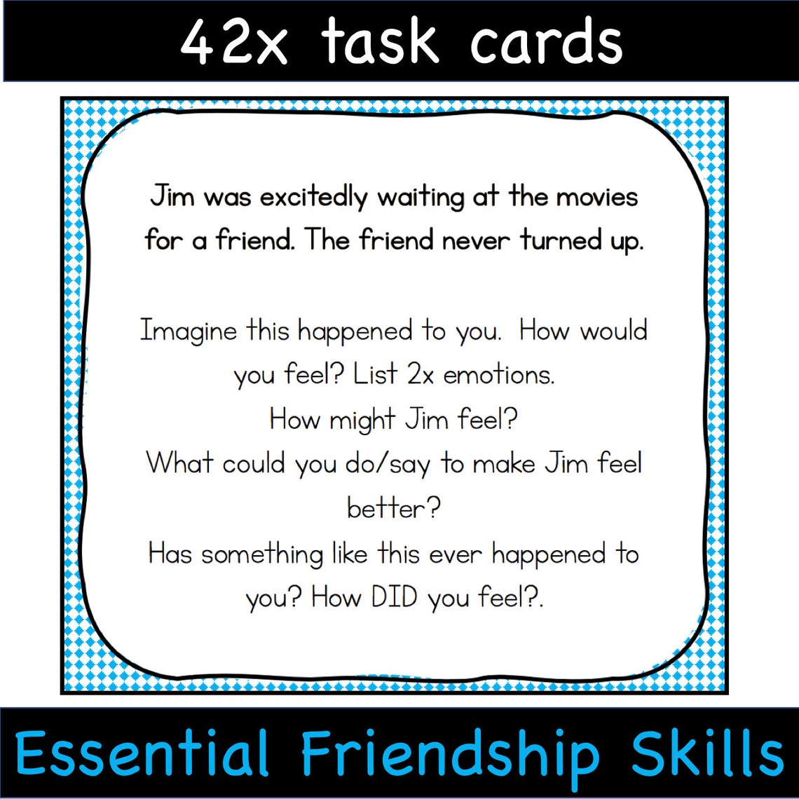 Speech Therapy Download: Teaching Empathy Scenarios - Social Skills for ...