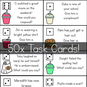 Speech Therapy Download: Giving Compliments, Conversational Turn-taking ...