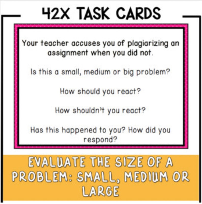 Speech Therapy Resource Download: Problem Solving Scenarios for Speech ...