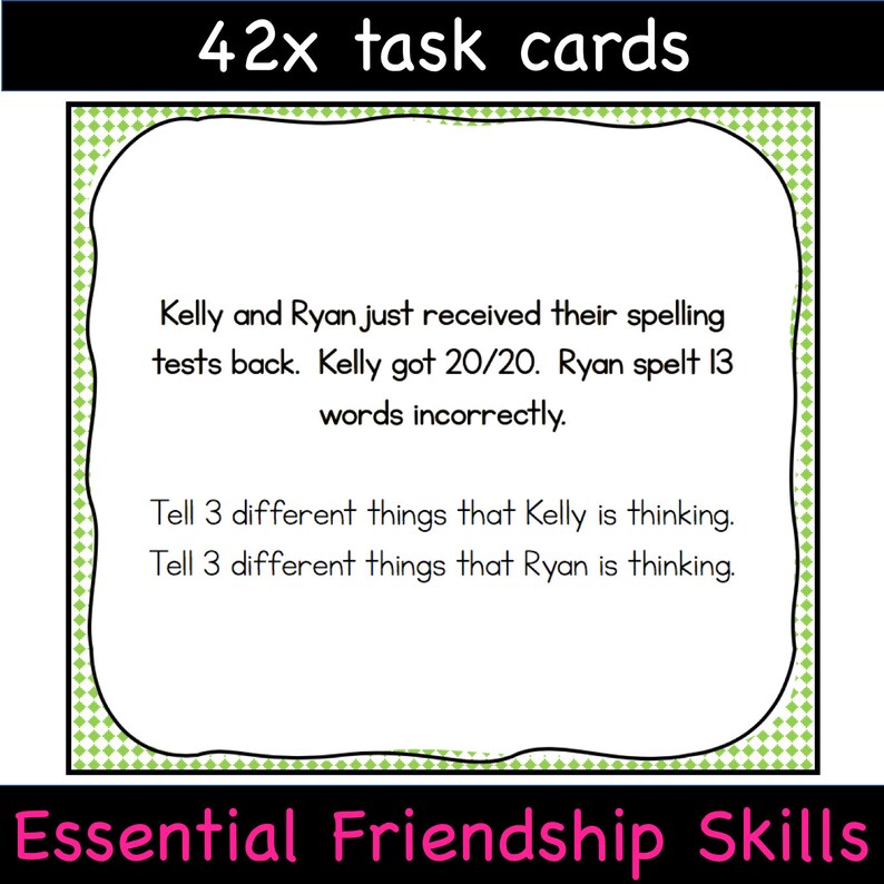 Speech Therapy Download: Perspective Taking Scenarios - Social Skills ...