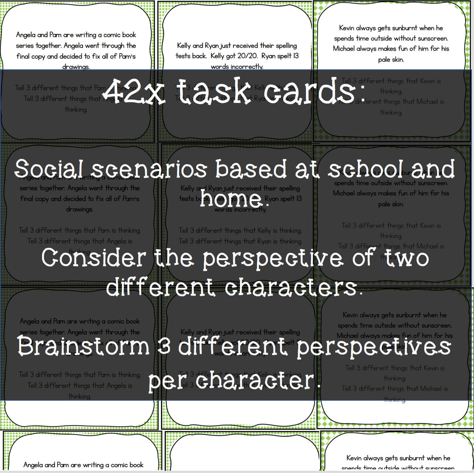 Speech Therapy Download: Perspective Taking Scenarios - Social Skills ...