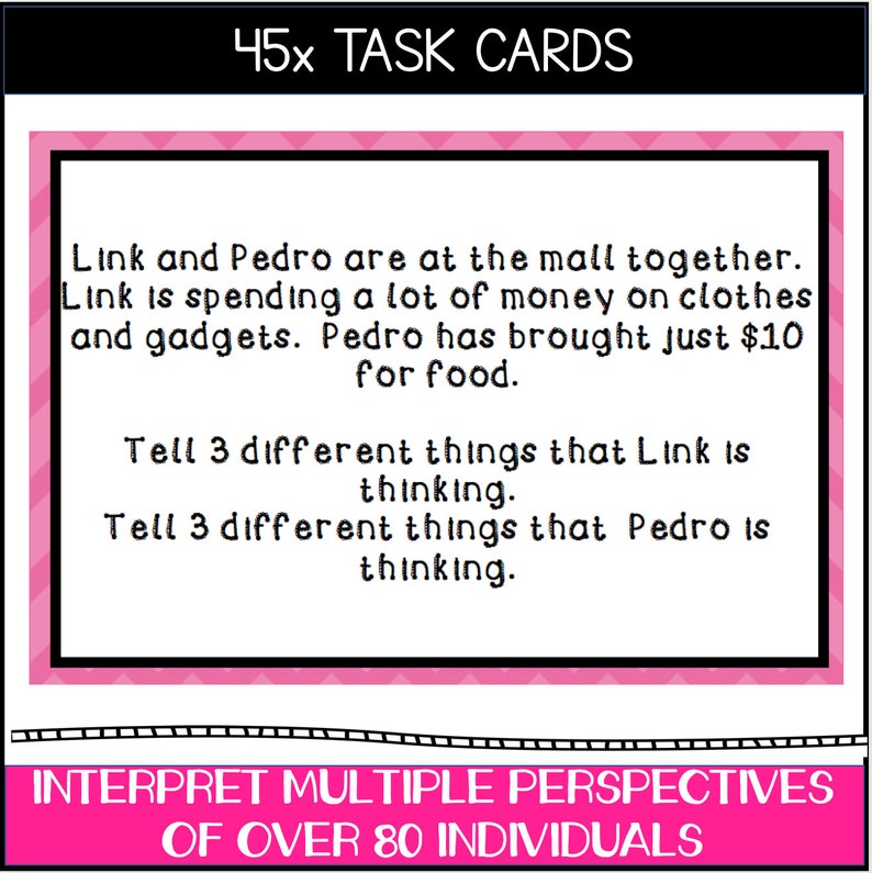 Speech Therapy Download: Perspective Taking Scenarios Social - Etsy