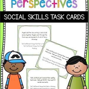 Speech Therapy Download: Perspective Taking Scenarios - Social Skills ...
