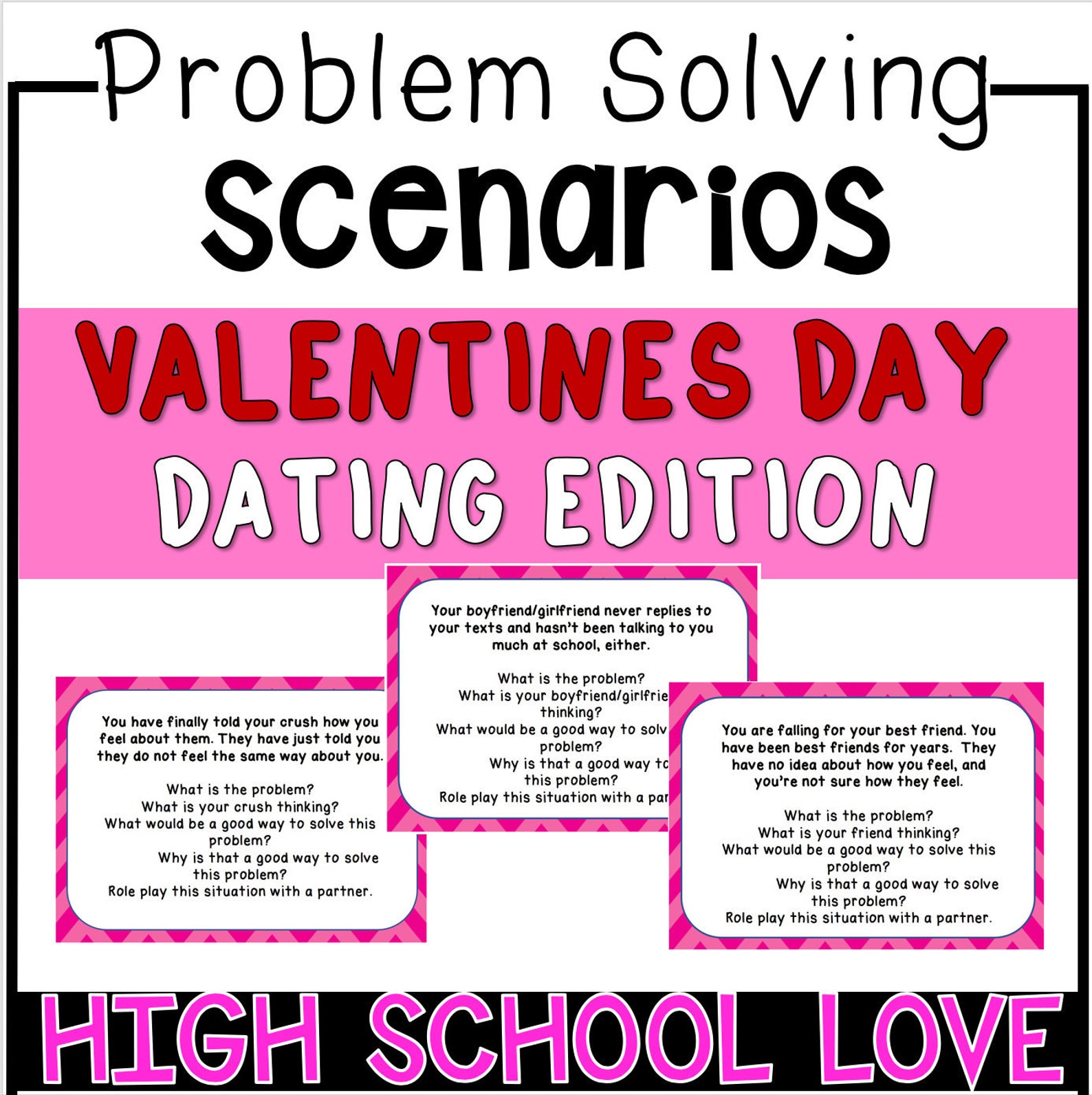 Speech Therapy Download:valentines Day Special - Problem Solving Social ...