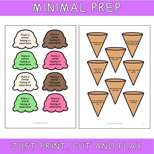 Speech Therapy Download: Conversation Skills - Follow Ups Ice Cream ...