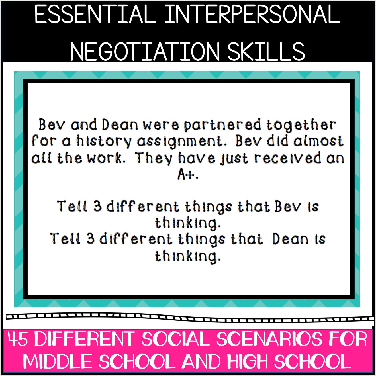 Speech Therapy Download: Perspective Taking Scenarios - Social Skills ...