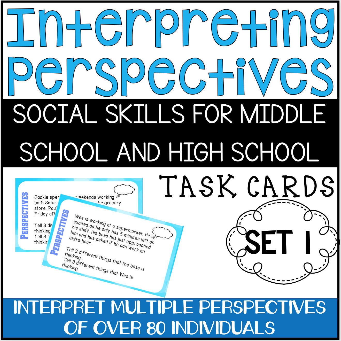 Speech Therapy Download: Perspective Taking Scenarios - Social Skills ...