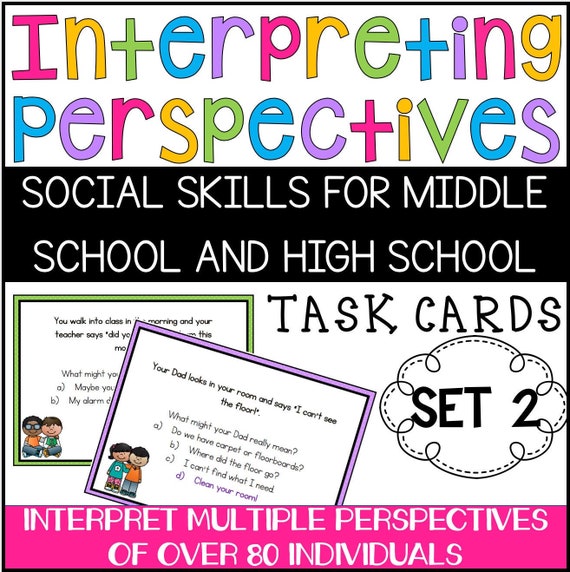 Speech Therapy Download: Perspective Taking Scenarios Social - Etsy