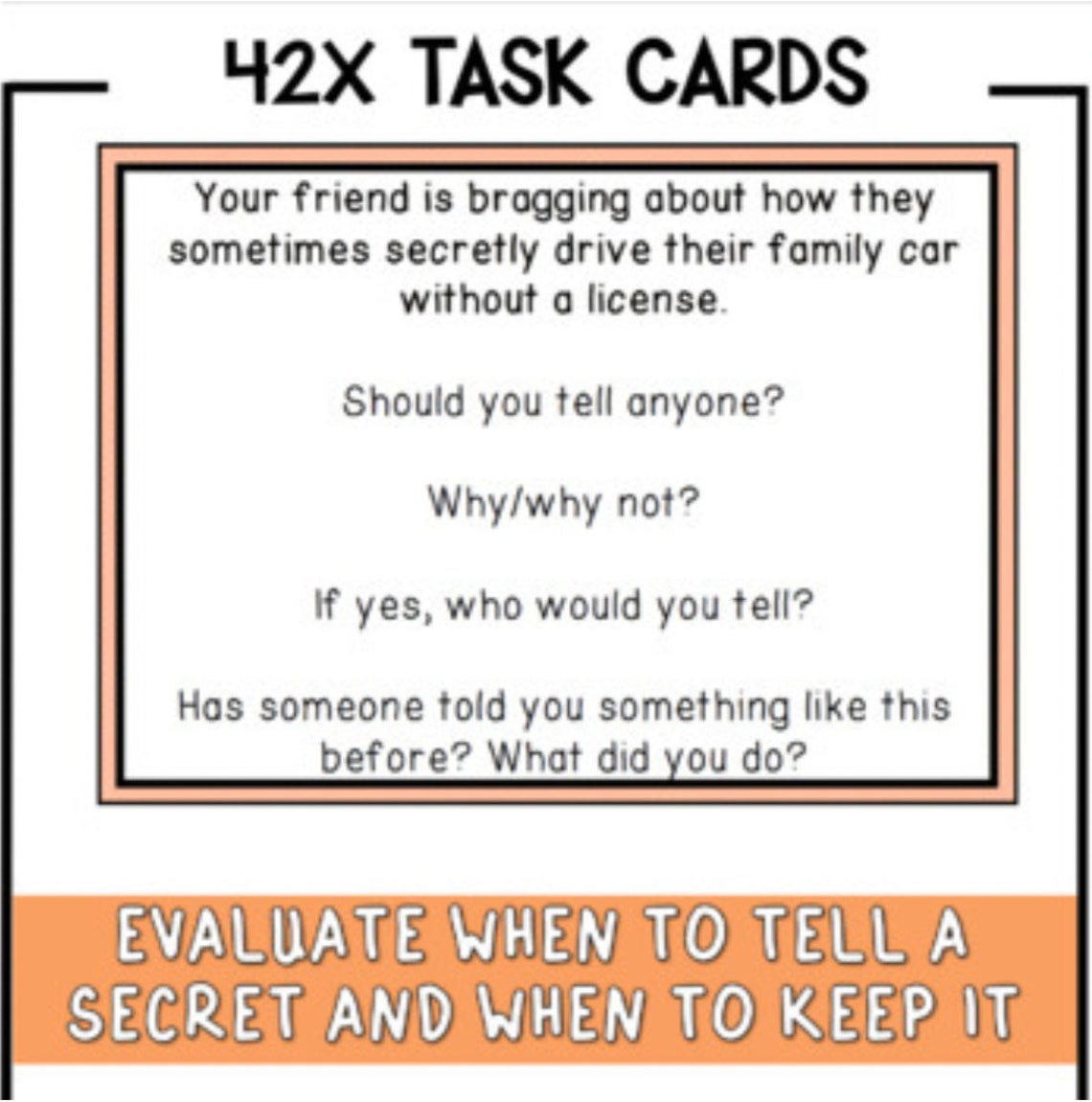 Speech Therapy Resource Download: Problem Solving Scenarios - Etsy