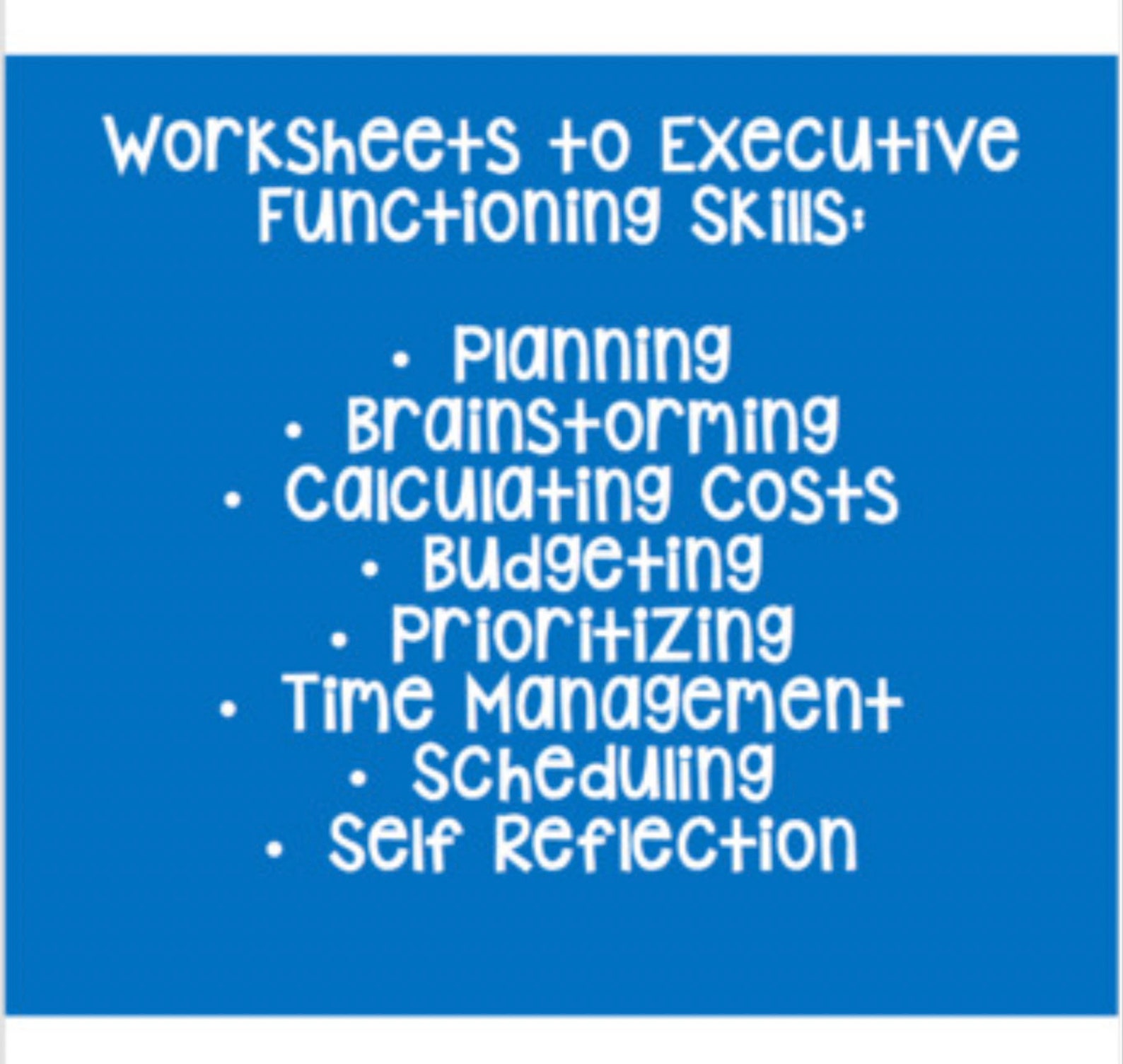 Speech Therapy Resource Download: Executive Functioning Activities and ...