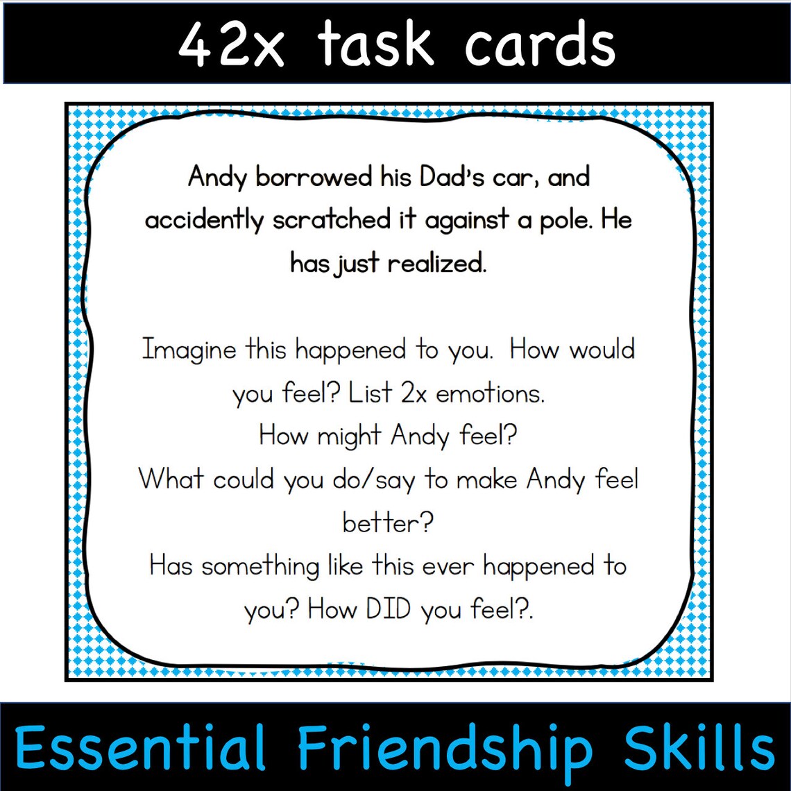 Speech Therapy Download: Teaching Empathy Scenarios - Social Skills for ...