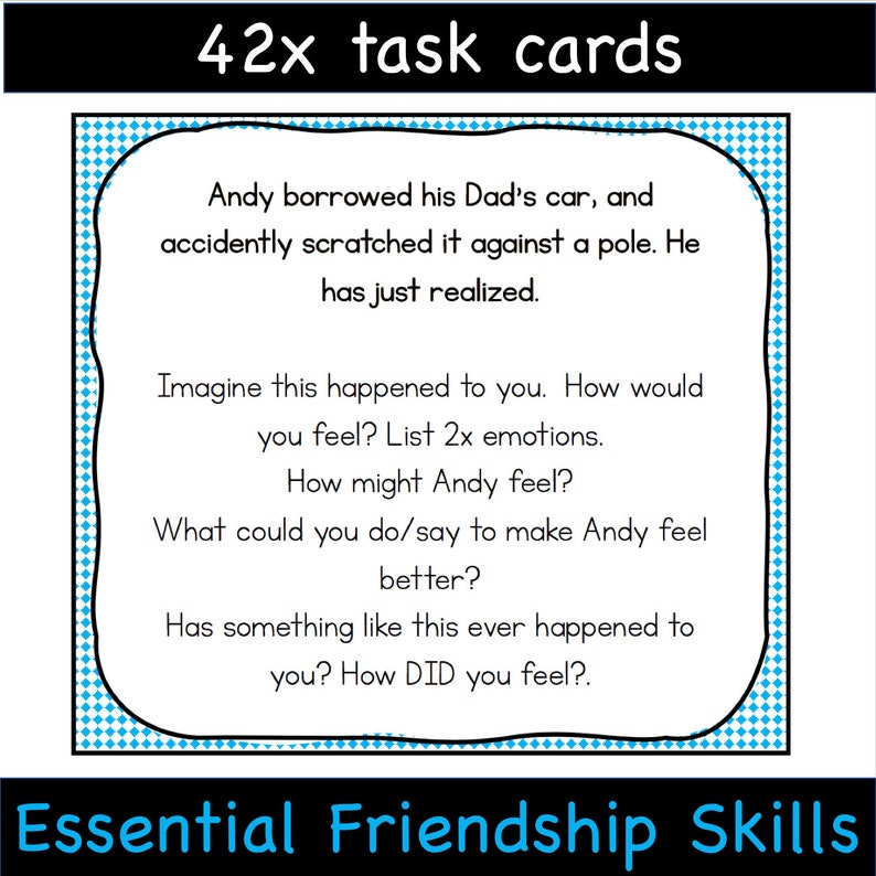 Speech Therapy Download: Teaching Empathy Scenarios - Social Skills for ...