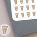 Iced Chai Tea Latte Stickers/ Planner Stickers/ Chai Stickers for ...
