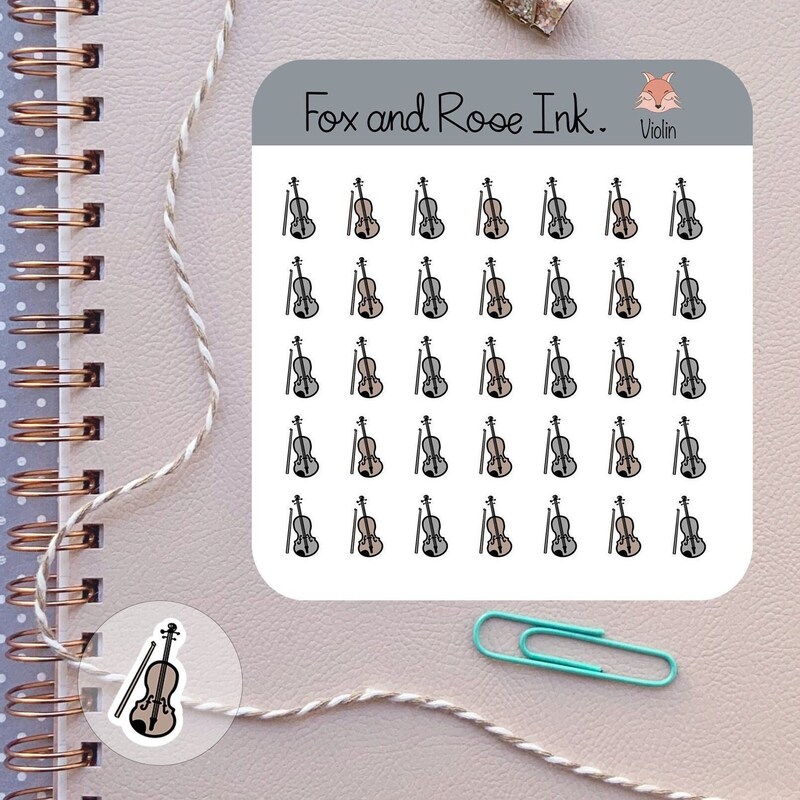 Violin Planner - Etsy
