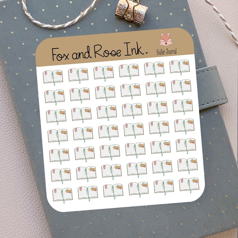 Planner Icon Stickers: Bullet Journal Planner Stickers Bujo Sticker ...