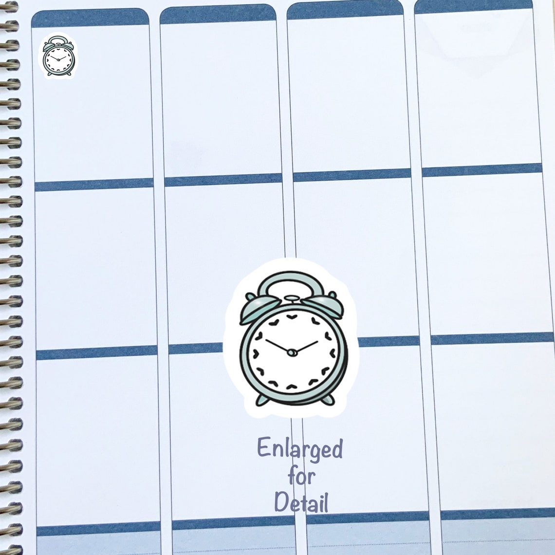 Alarm clock planner stickers/ Clock stickers for planners and | Etsy