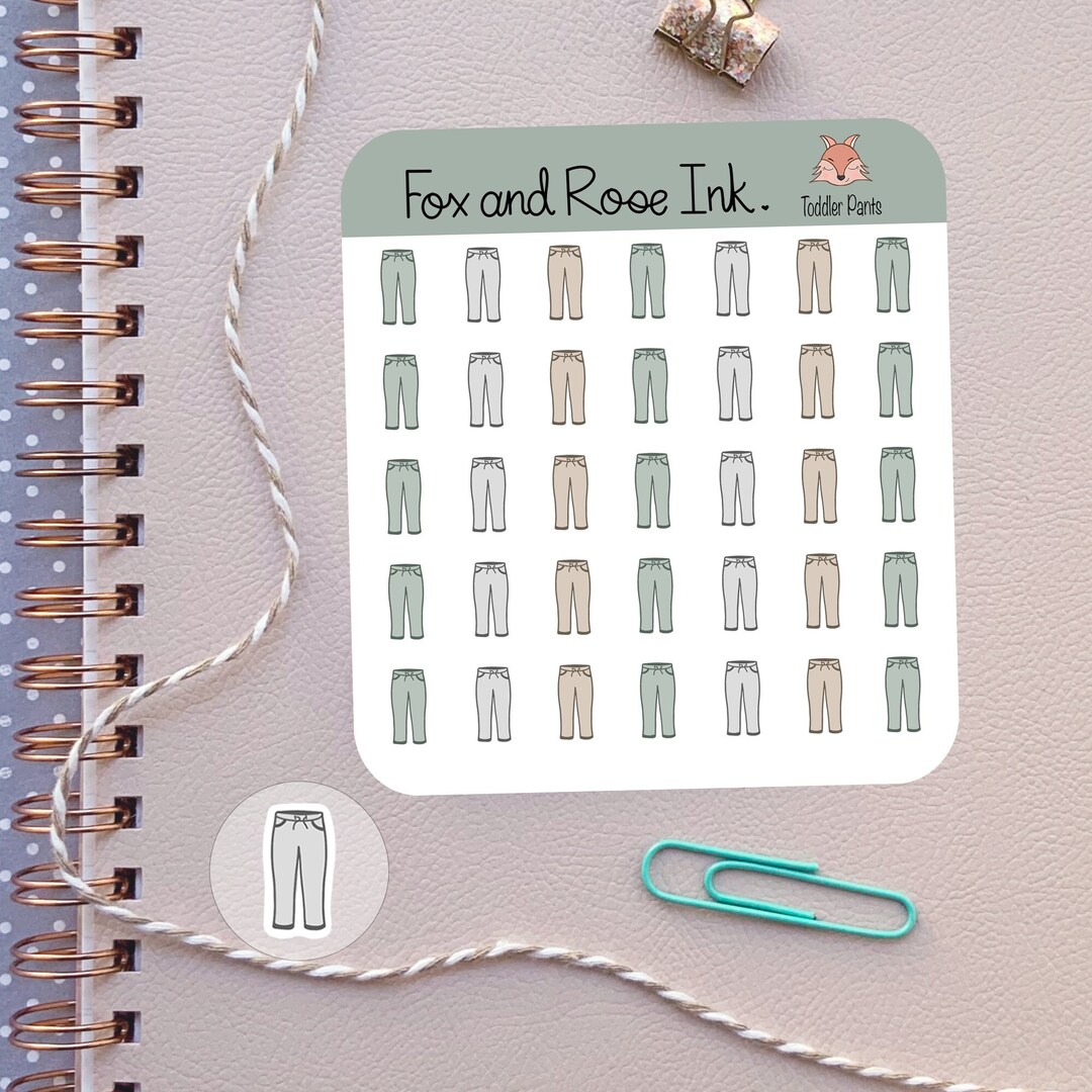 Planner Sticker Sheet/ Baby and Toddler Planner Stickers/ Functional ...