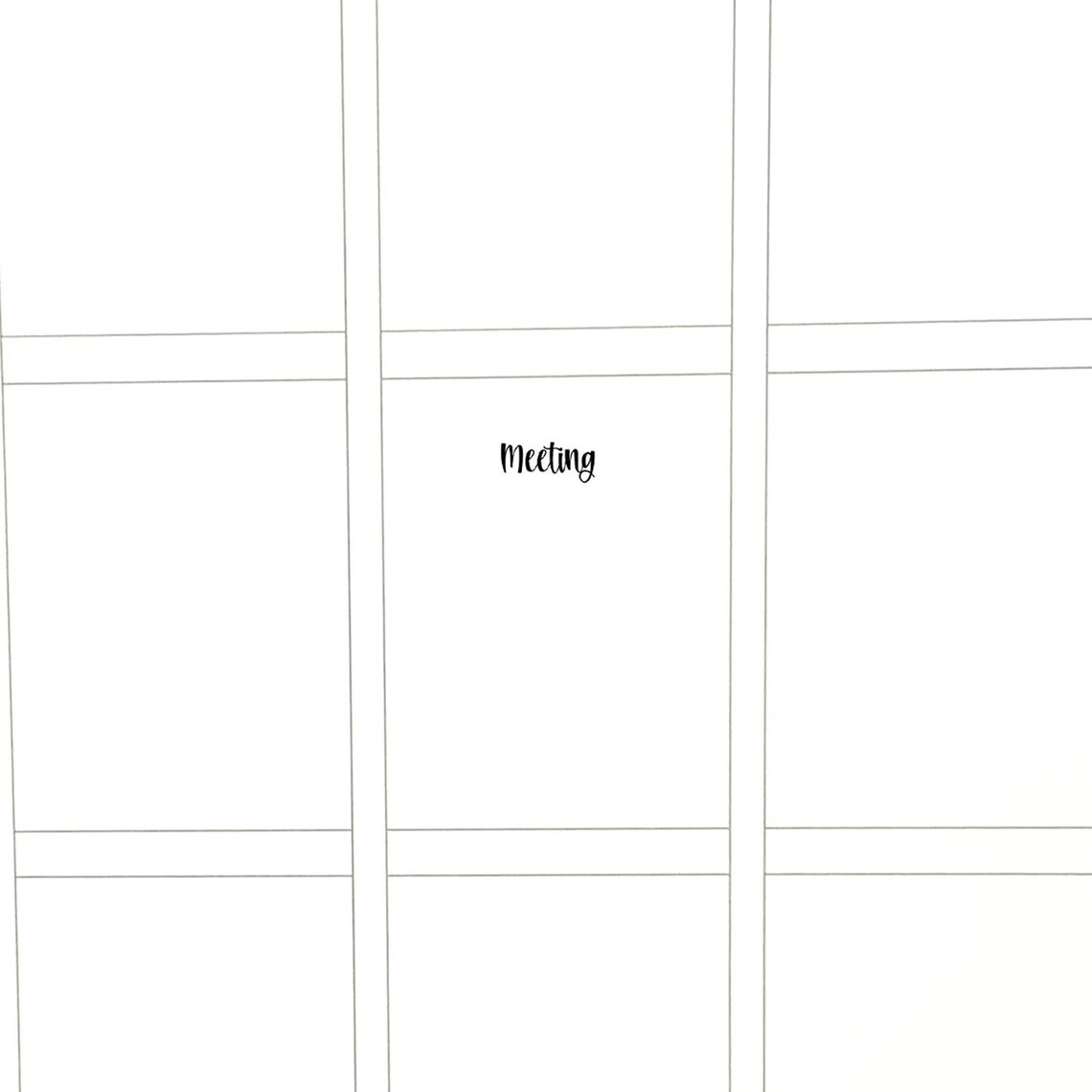 Meeting Script Planner Stickers Meeting Stickers for Planners Calendars ...