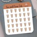 Iced Chai Tea Latte Stickers/ Planner Stickers/ Chai Stickers - Etsy