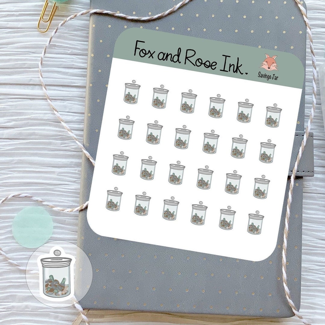 Savings Stickers/ Planner Stickers/ Save Stickers/ Save Money Stickers ...