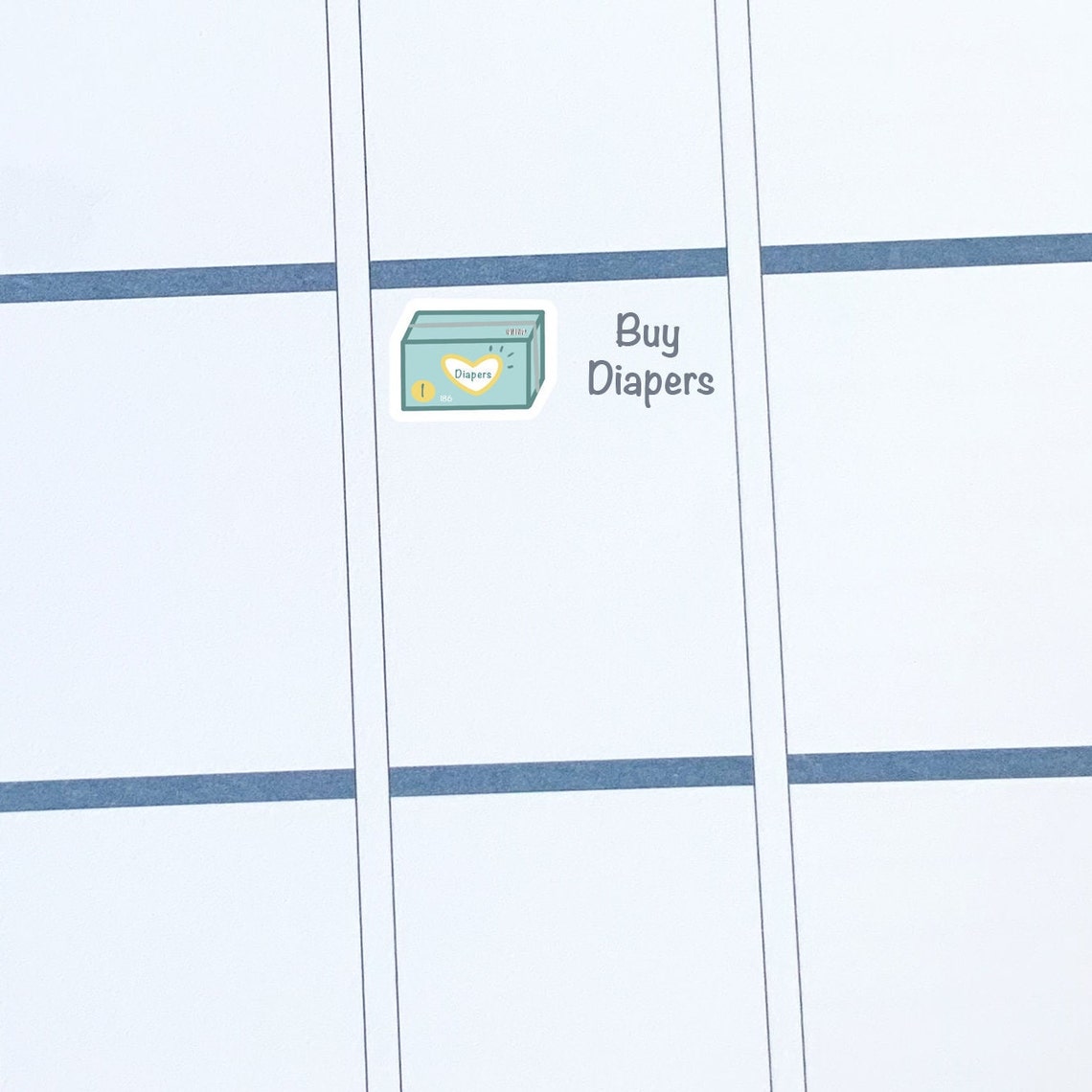 Baby Stickers/ Planner Stickers Sheet/ Diaper Icon Stickers - Etsy