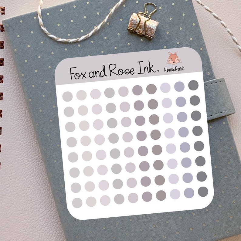 Mini Dot Stickers for Bullet Journaling Tiny Circle Dot Stickers for ...