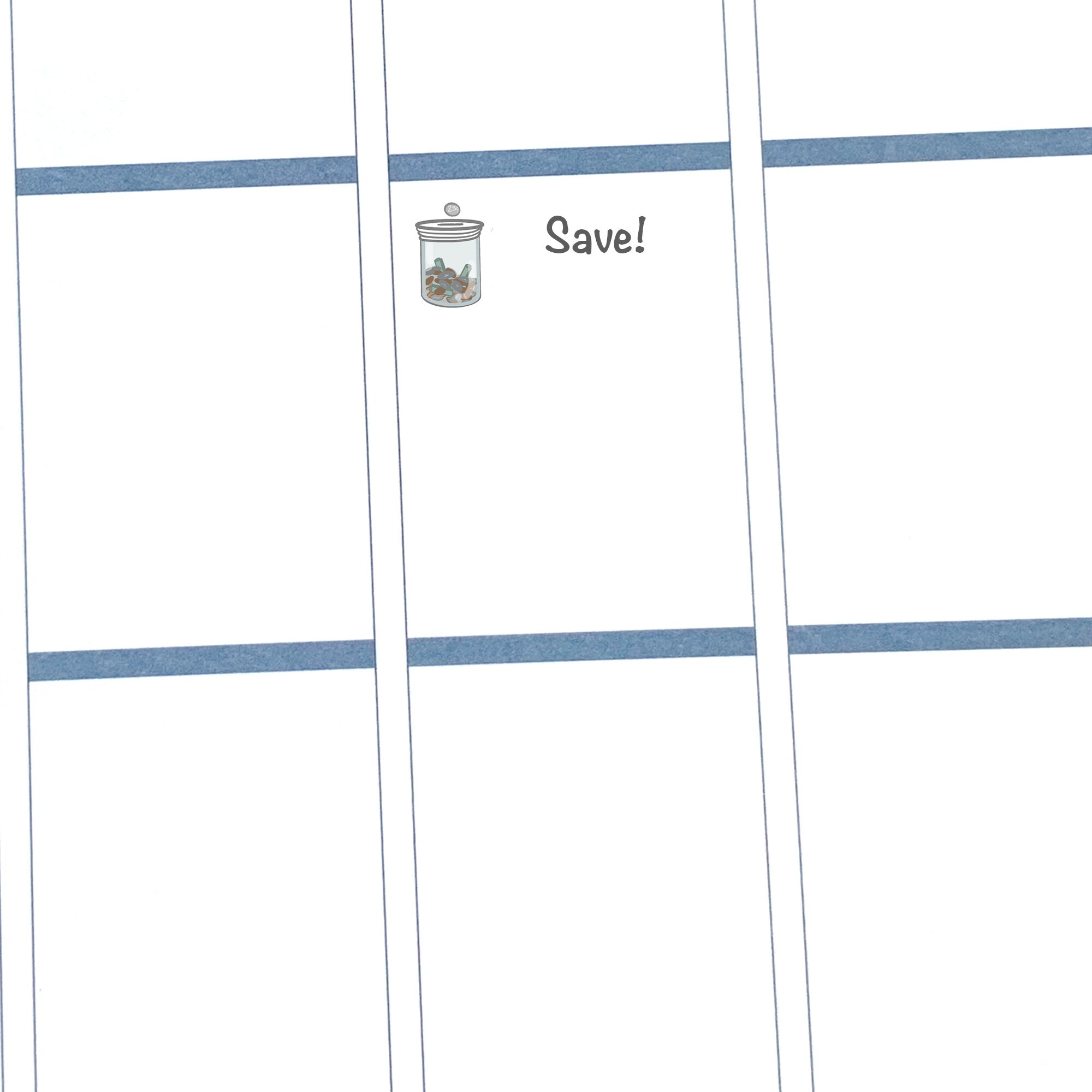 Savings Stickers/ Planner Stickers/ Save Stickers/ Save Money - Etsy