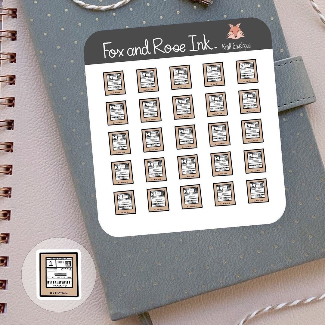 Package Planner Stickers Mail Stickers for Planners and Calendars ...