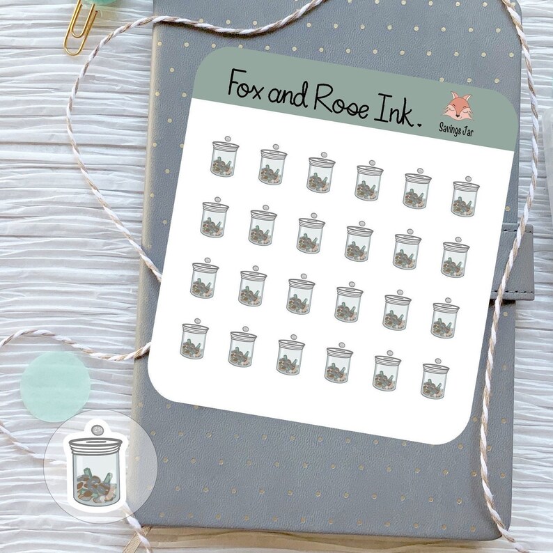 Savings Stickers/ Planner Stickers/ Save Stickers/ Save Money - Etsy