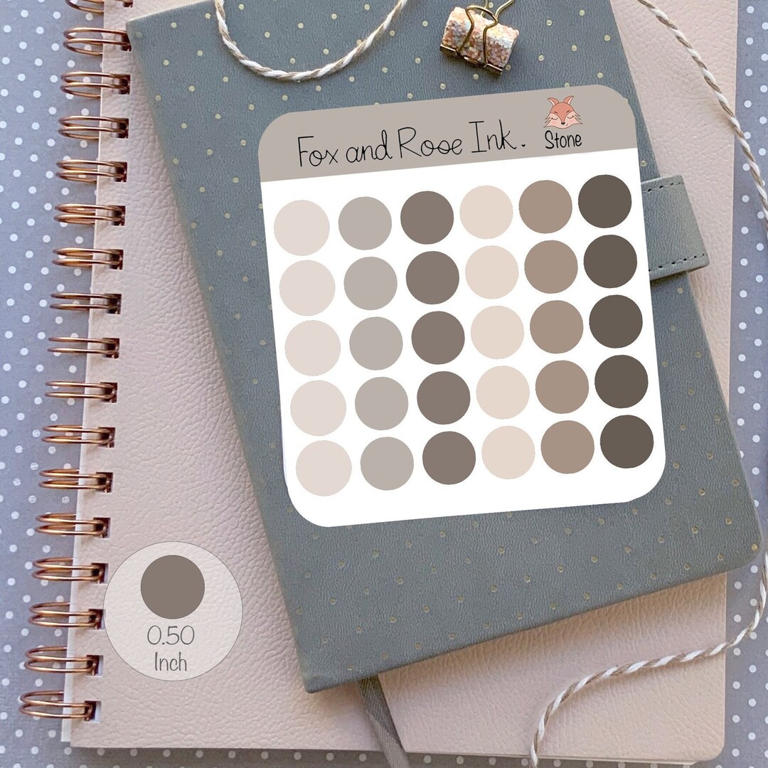 Dot Stickers for Bullet Journal Tiny Dot Stickers for Planner Mini Dot ...