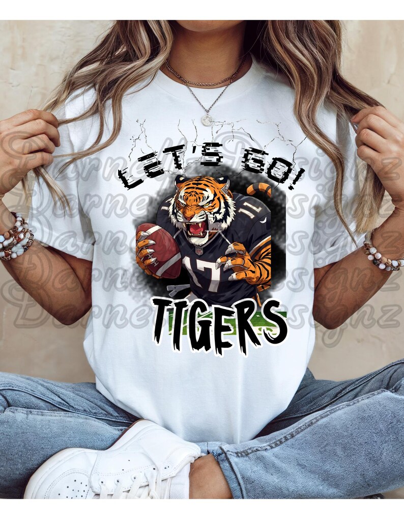 Let's Go Tigers Png. - Etsy
