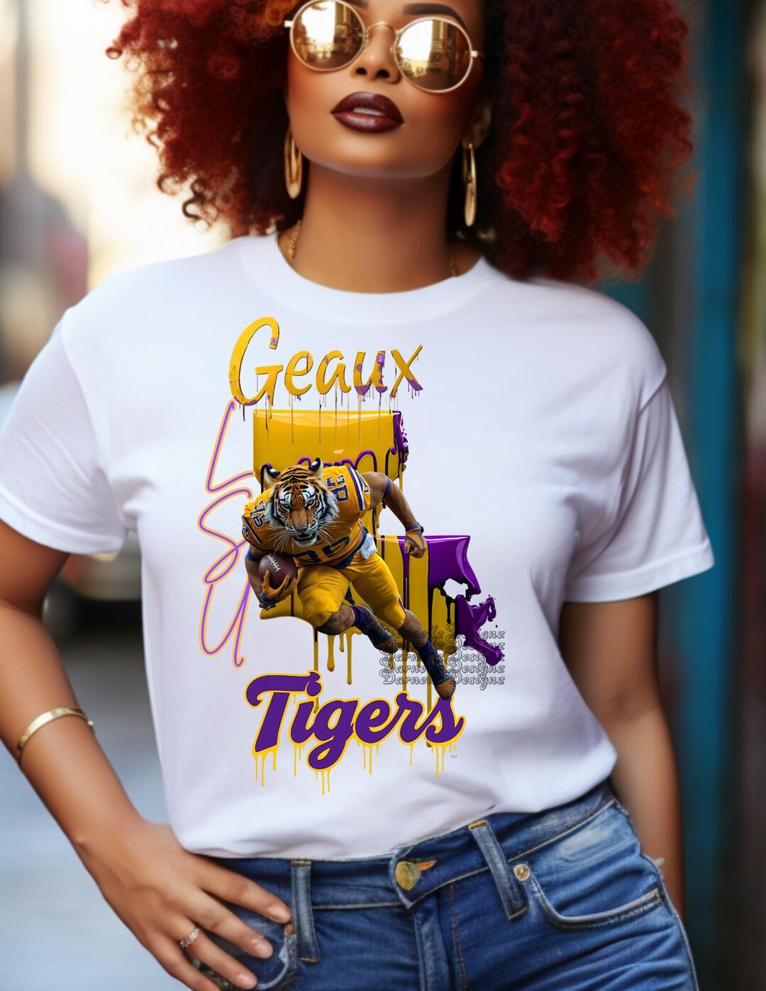 LSU Let's Geaux Candy Png. Dtf - Etsy