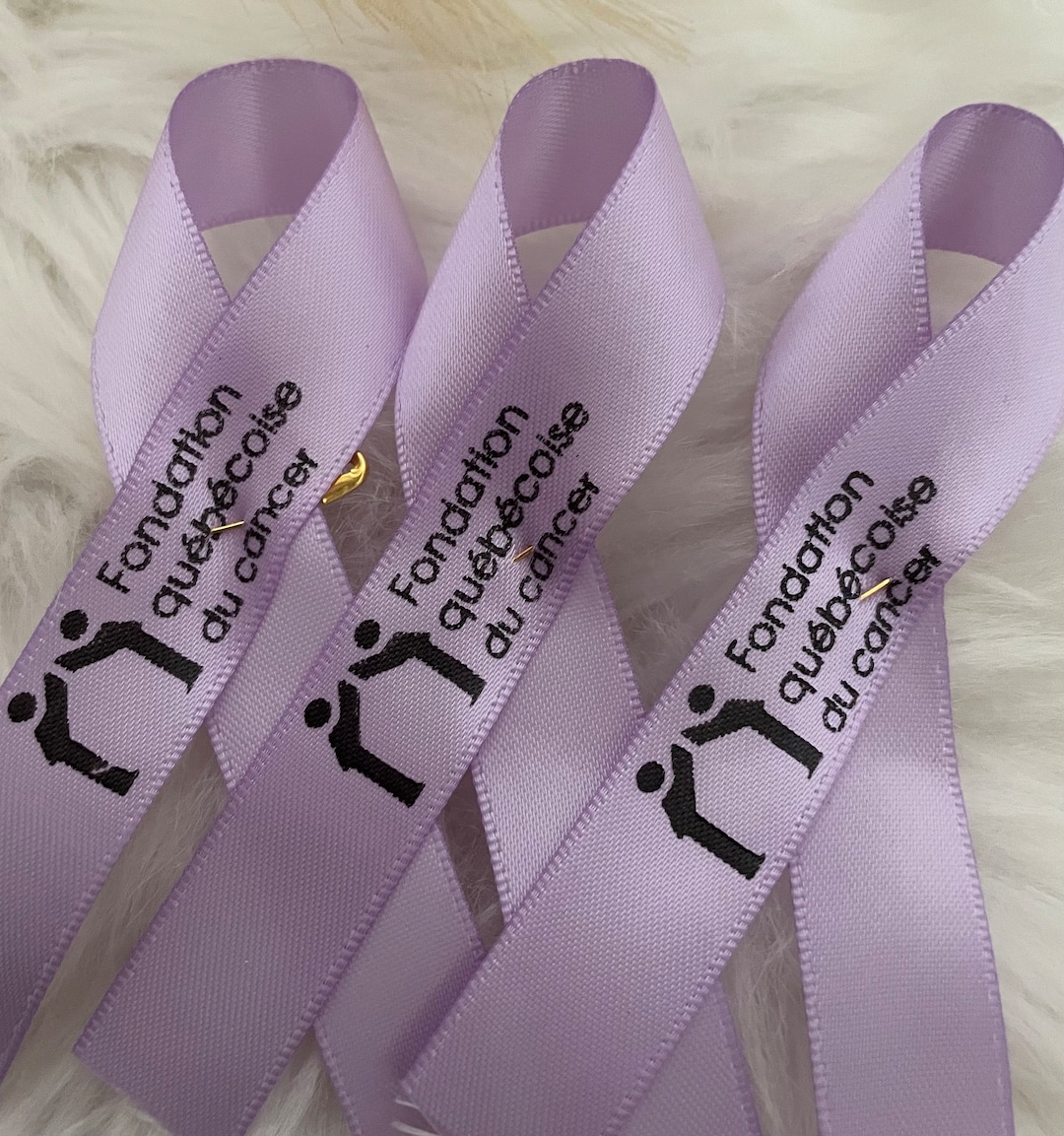 Custom Cancer Awareness Ribbon Pin: Personalized Memorial Support ...