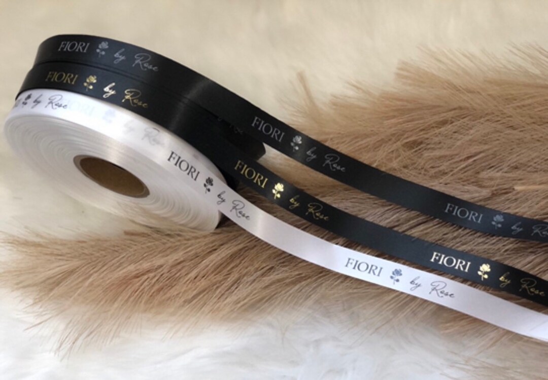 100 Yards Custom Satin Ribbon 16mm Personalized Printed Ribbons for Any ...