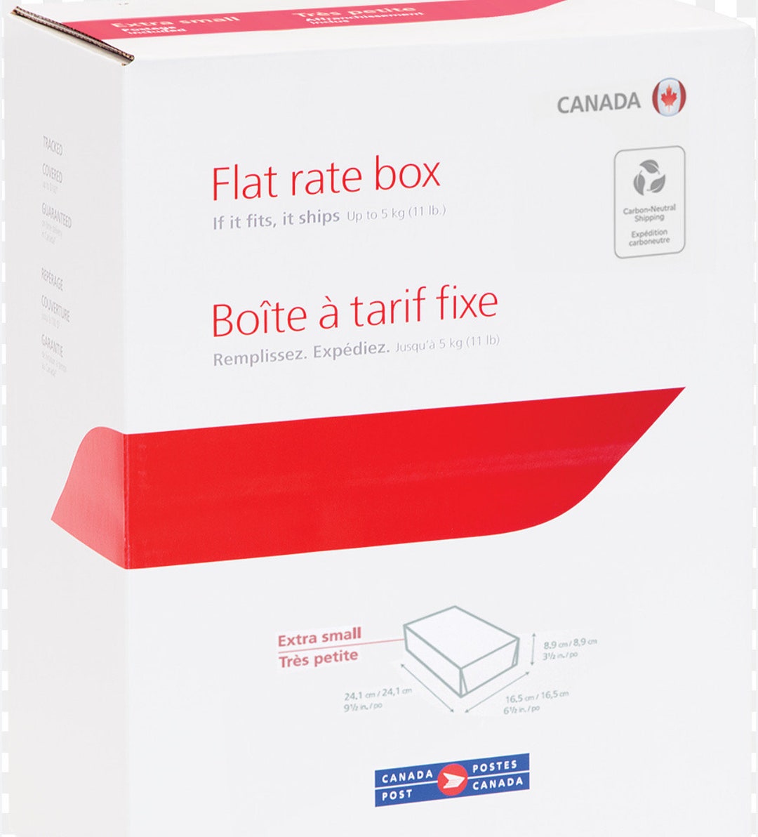 Canada Post Flat Rate Box Upgrade - Etsy