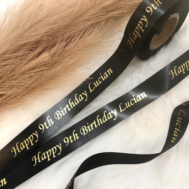 Happy Birthday Ribbon - Etsy
