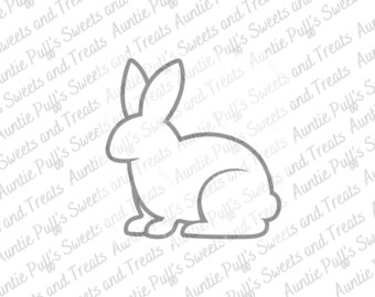 Cute Rabbit Cookie Cutter Stamp - Etsy