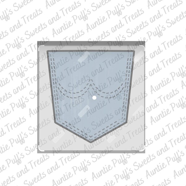 Wrangler Pocket Cookie Cutter - Etsy