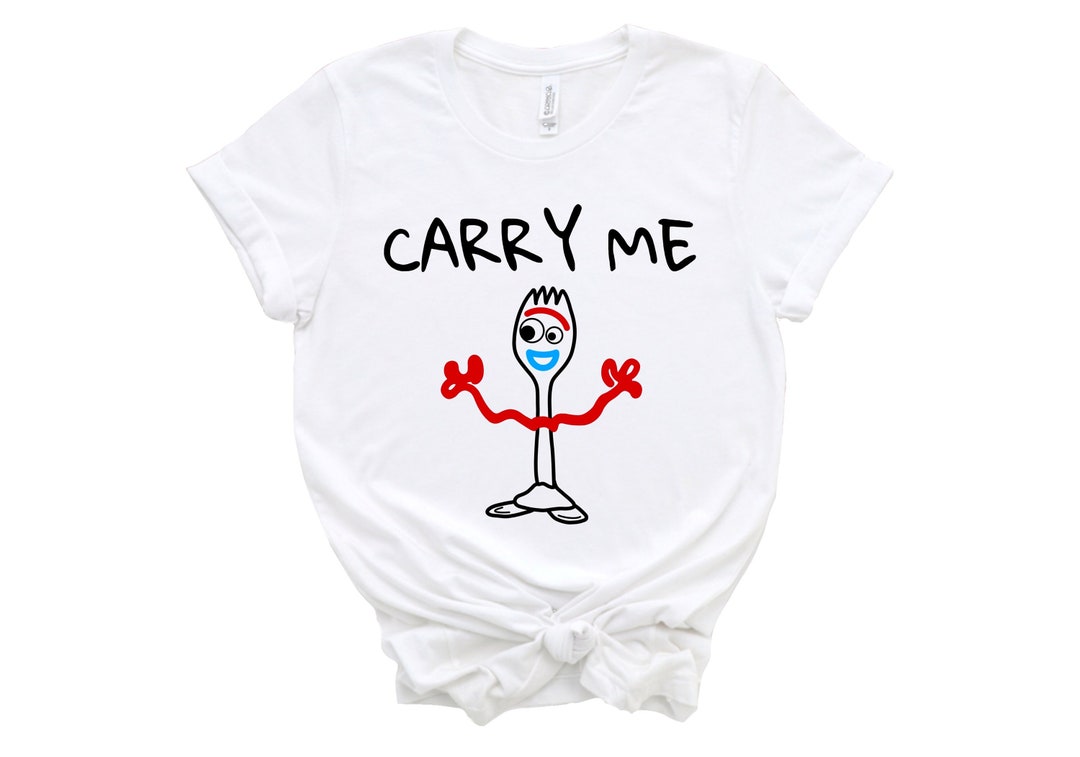 Carry Me Forky Tshirt, Toy Forky Onesie, Family Matching Disney Shirts ...