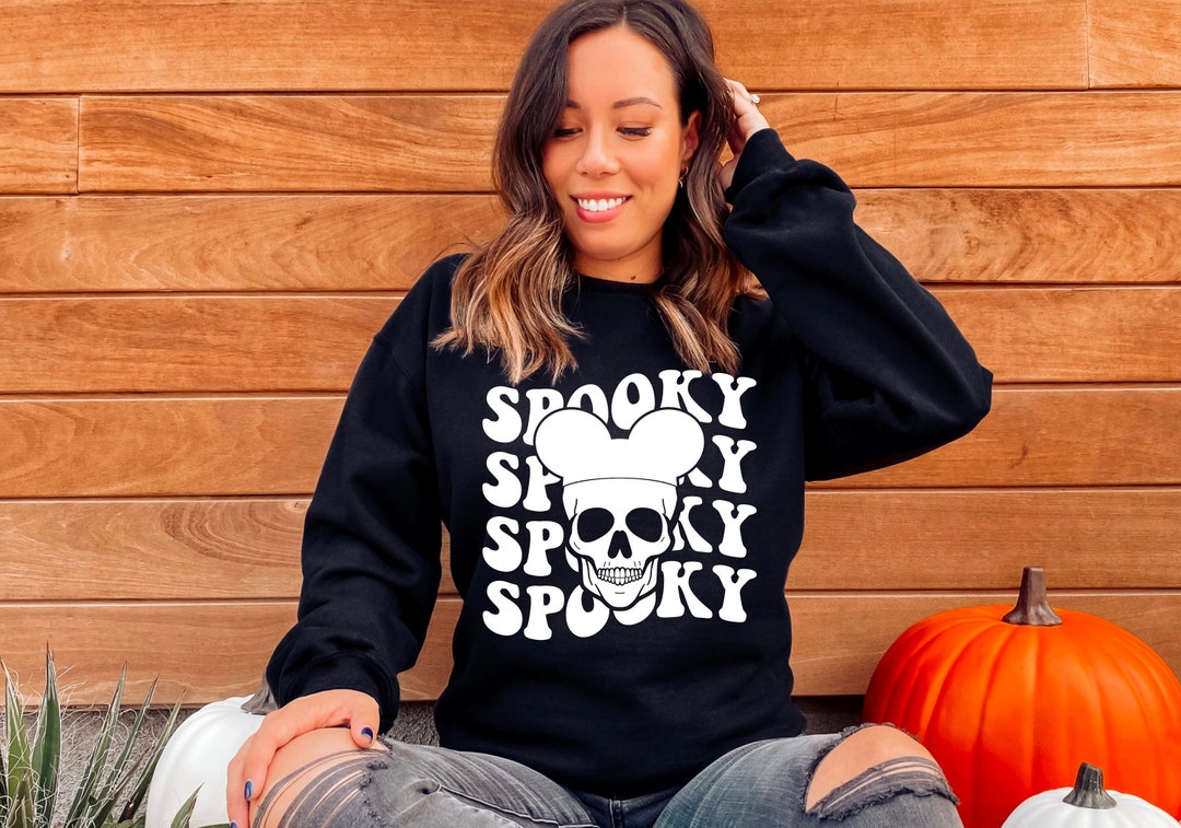 Spooky Skeleton Head With Ears Adult Unisex Tshirt,skeleton Shirt ...