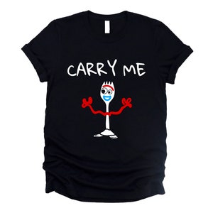 Carry Me Forky Tshirt, Toy Forky Onesie, Family Matching Disney Shirts ...