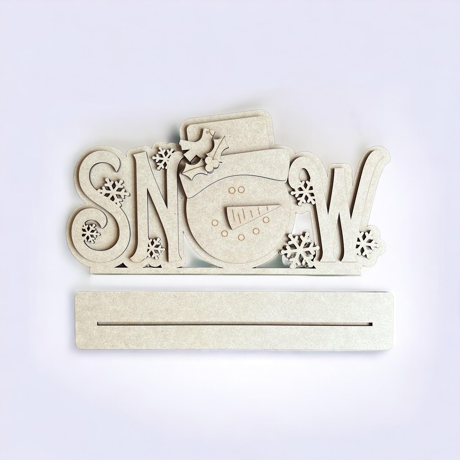 DIY Kit or Finished Snow Word Sign, Winter Decor, Wood Winter Sign ...