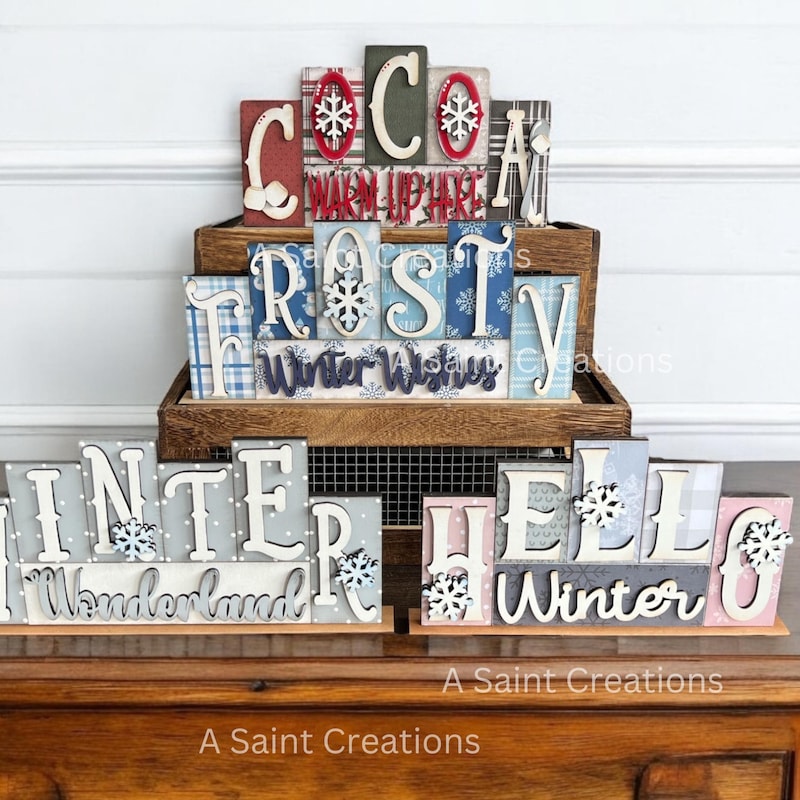 Wood Winter Sign - Etsy